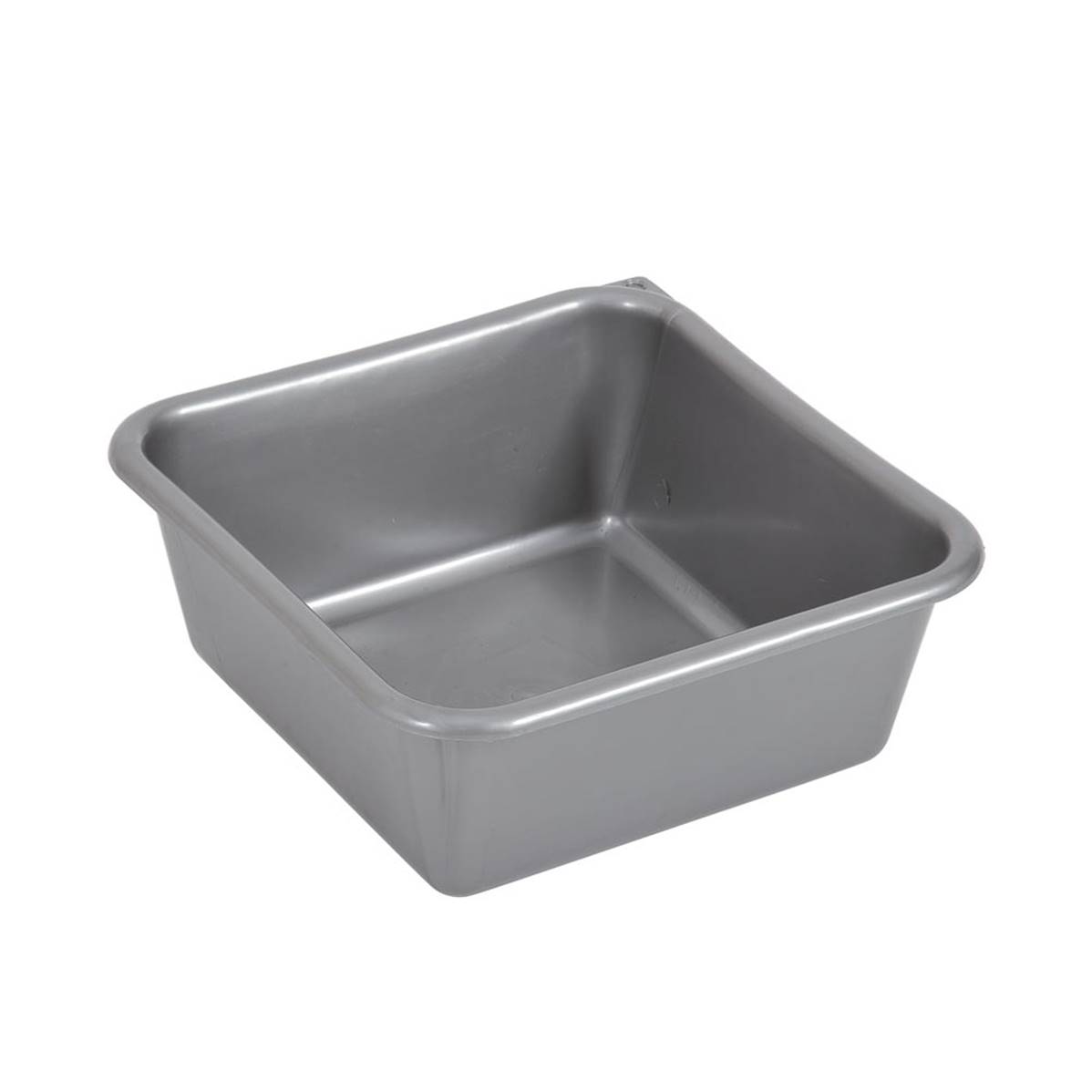BAC CARRE GRIS METAL 8.5 LITRES 300 X 300 X 110 | RIVE